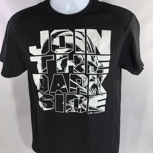 nobrand | Shirts | Star Wars Join The Darkside Early 200s T Shirt Black White Lucasfilm Ltd Tee ...